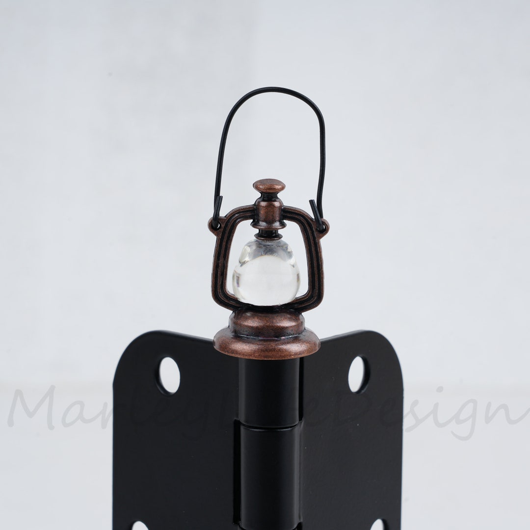 Vintage Oil Lamp Decoration, Retro Kerosene Lamp Magnetic Hinge Topper ...