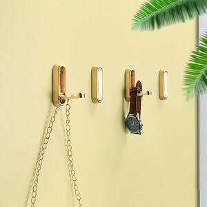 Folding Alloy Wall Mount Hook, Heavy Duty Invisible Hooks, Hanging Coat ...