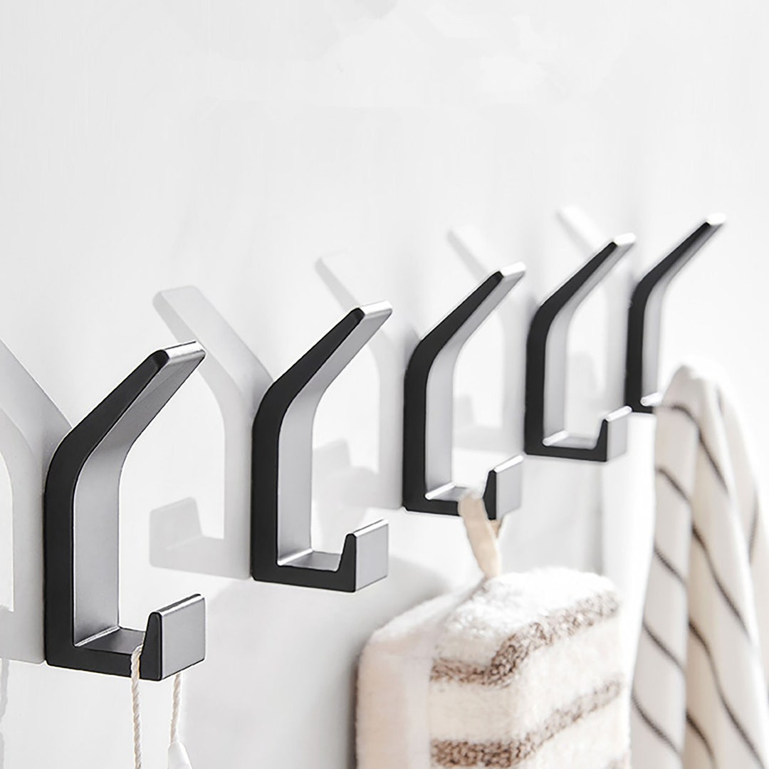 Heavy Duty Hooksstick on Wall Adhesive Hangerscoat Hangers - Etsy