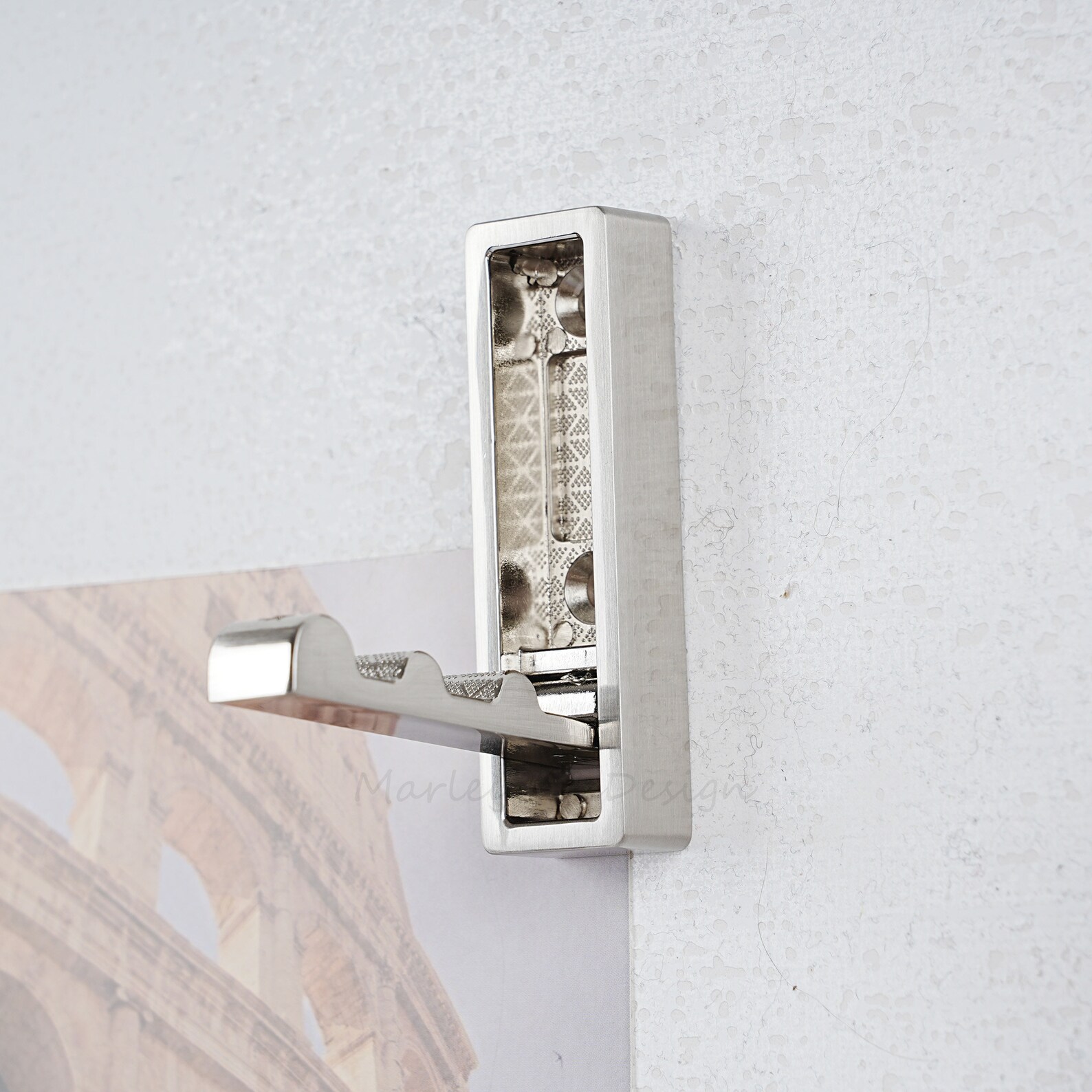 Folding Alloy Wall Mount Hook, Heavy Duty Invisible Hooks, Hanging Coat ...