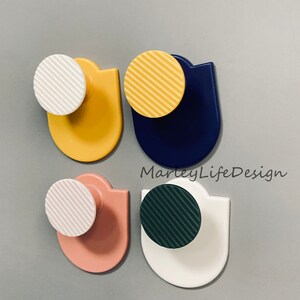 4pcs Nordic Colorful Hooks Creative Personality Hook Heavy - Etsy