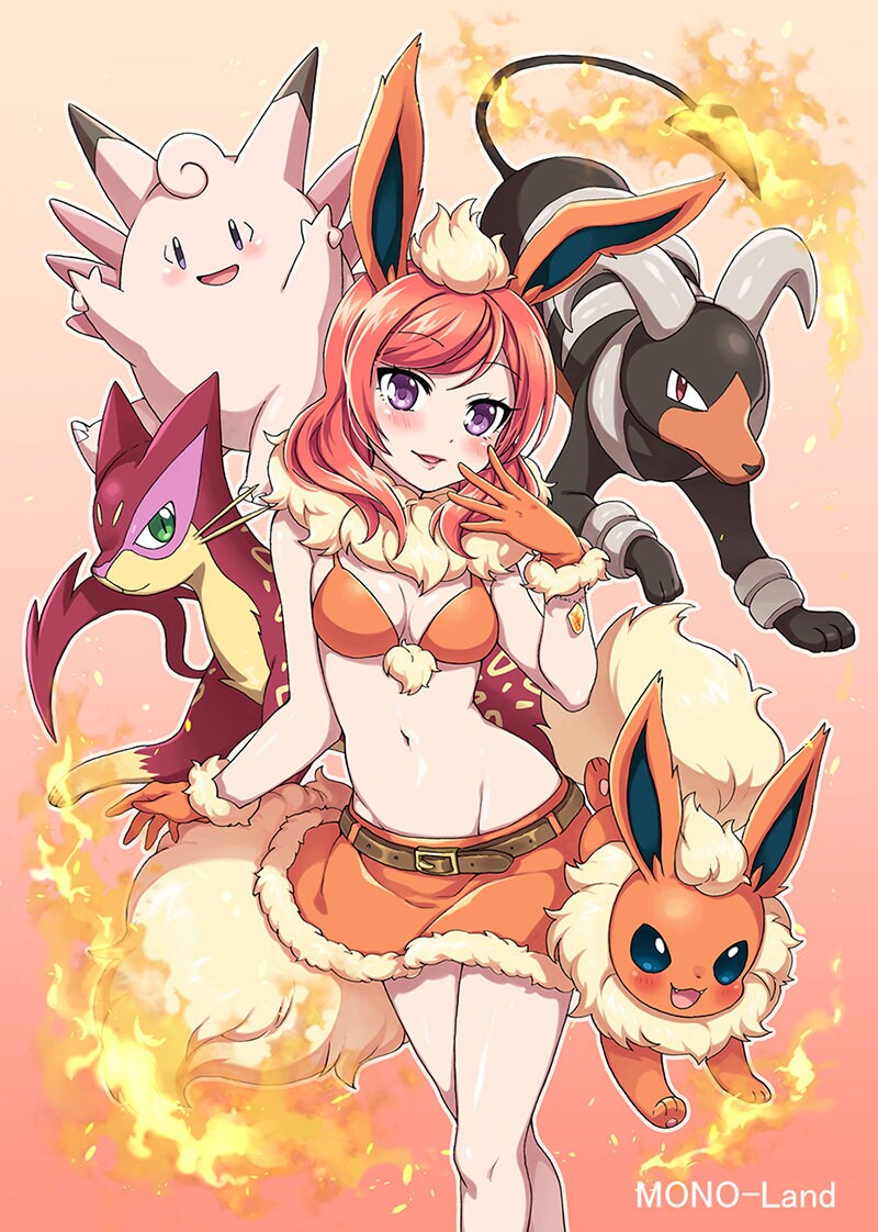 Flareon Human Form