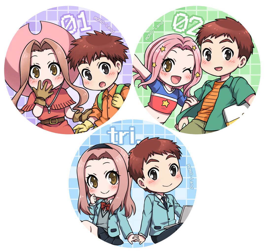 Digimon Adventure Holographic Badges discontinued - Etsy