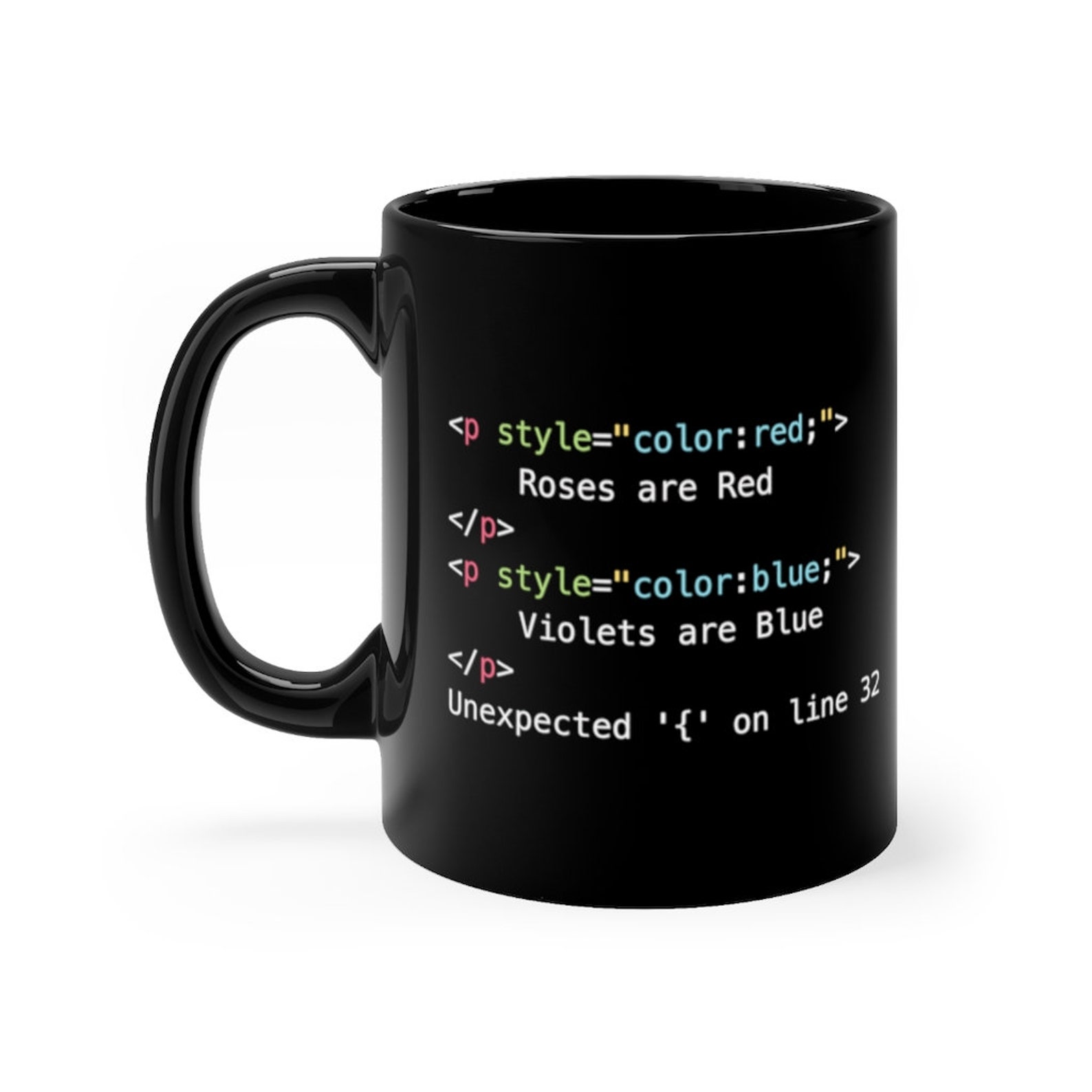 Programmer Coffee Mug Html Code T For Coder Programmer Etsy
