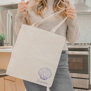 Coastal Tote Bag for Destination Wedding Welcome Bags for Beach Wedding ...