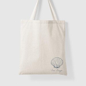 Coastal Tote Bag for Destination Wedding Welcome Bags for Beach Wedding ...