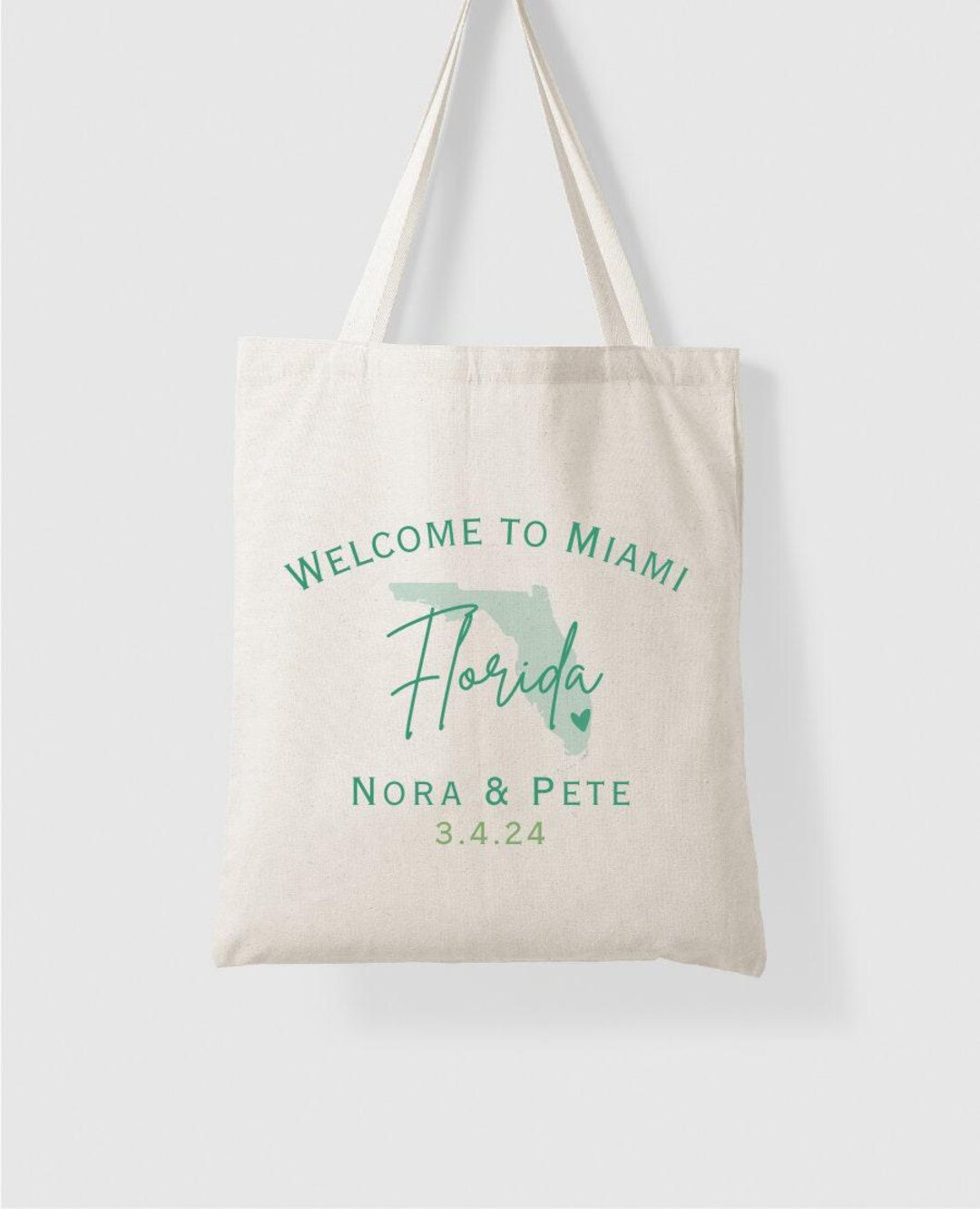 Florida Wedding Tote Bag for Destination Wedding Welcome Guest Bags for ...