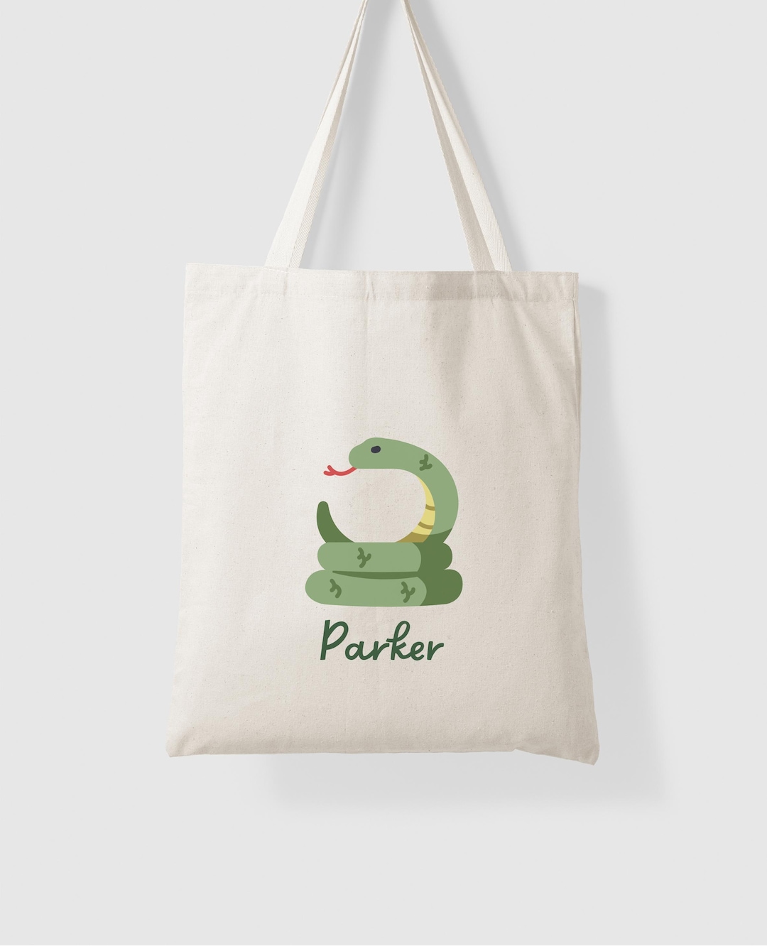 Personalized Snake Tote Bag – Kids Reptile Bag With Name - Etsy