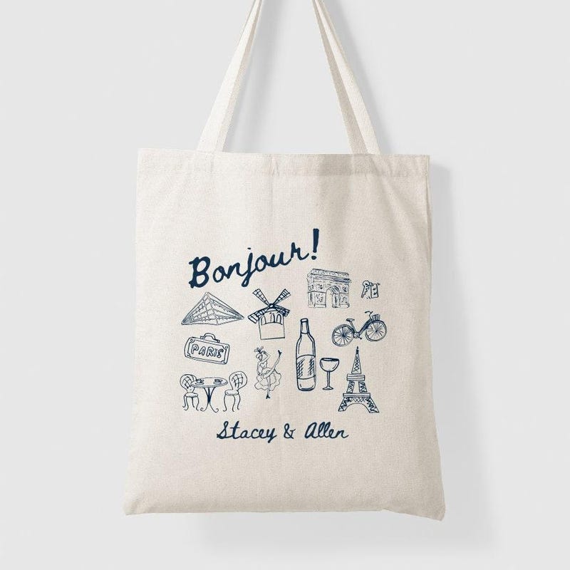 French Tote Bag - Etsy