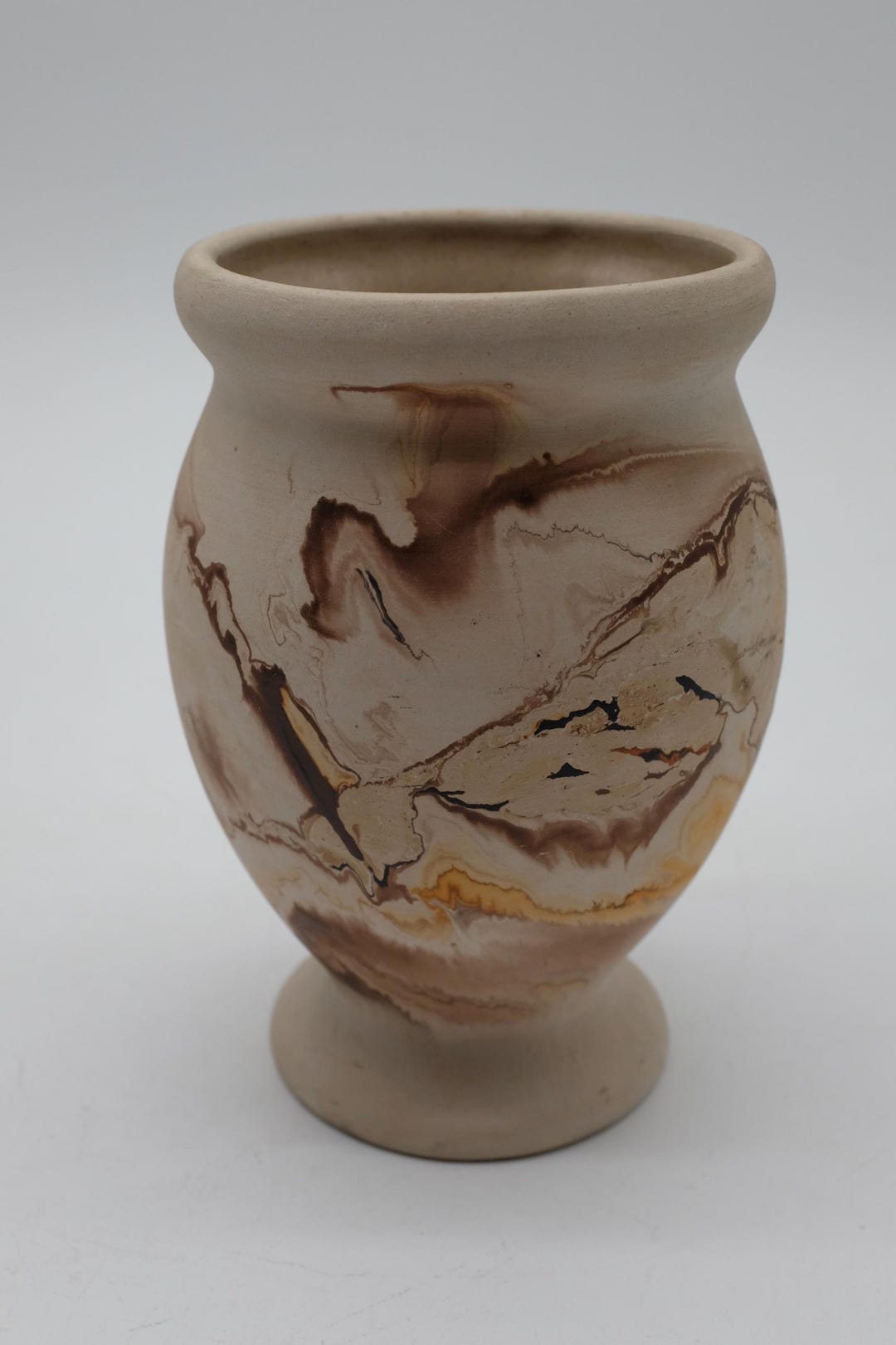 Vintage Nemadji Pottery Vase - Etsy