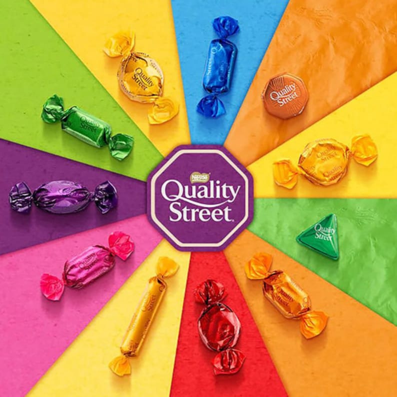 Quality Street Chocolates | Coconut Toffee Fudge Caramel Orange ...