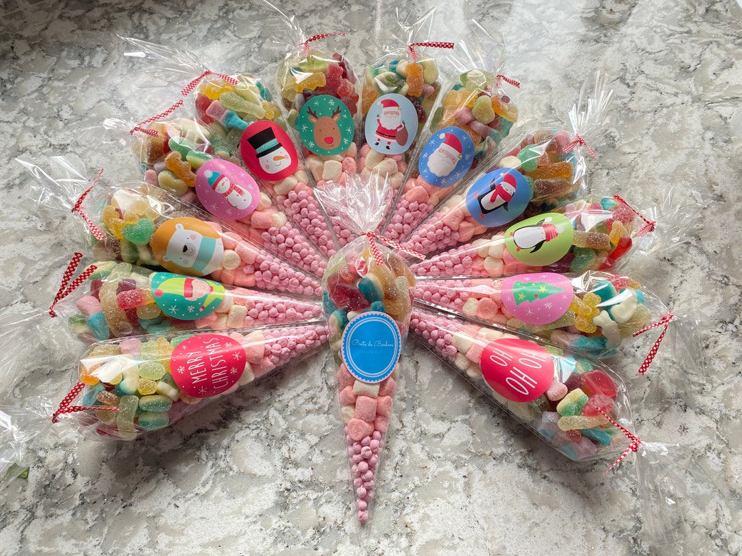 Christmas Sweet Cone + FREE STICKER | Snowman | Reindeer | Father ...