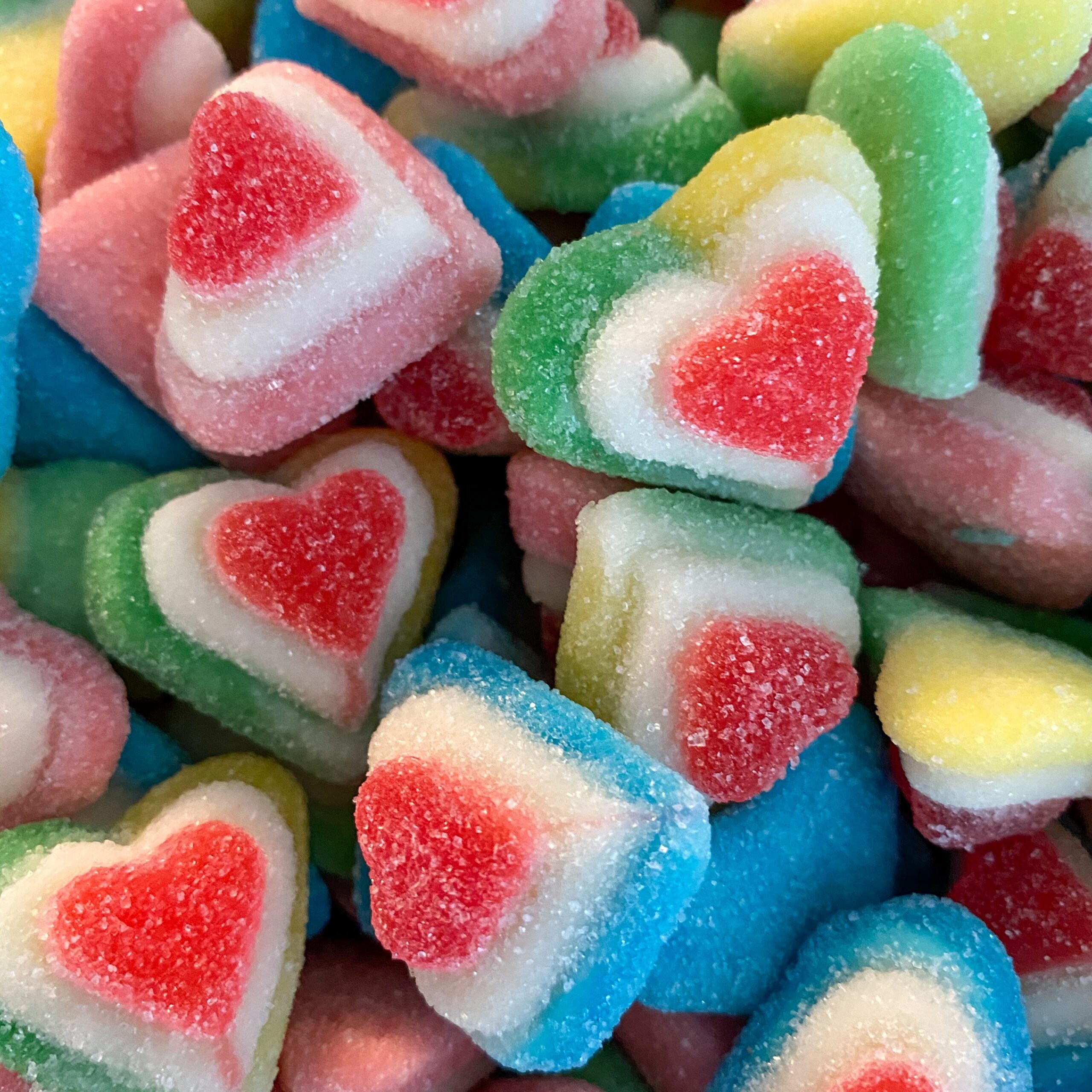 3D Hearts | Pick and Mix | Halal Sweets | Sweetzone Bebeto Sweeto ...