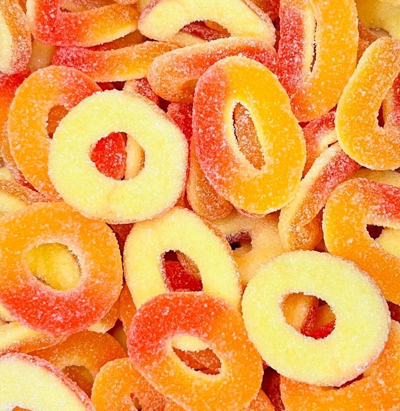 Peach Rings | Pick and Mix | Halal Sweets | Sweetzone Bebeto Sweeto ...