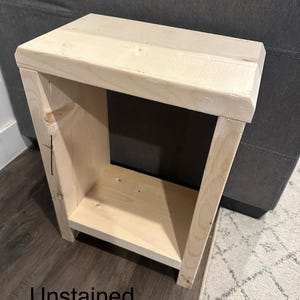 Rustic Side Table - Etsy