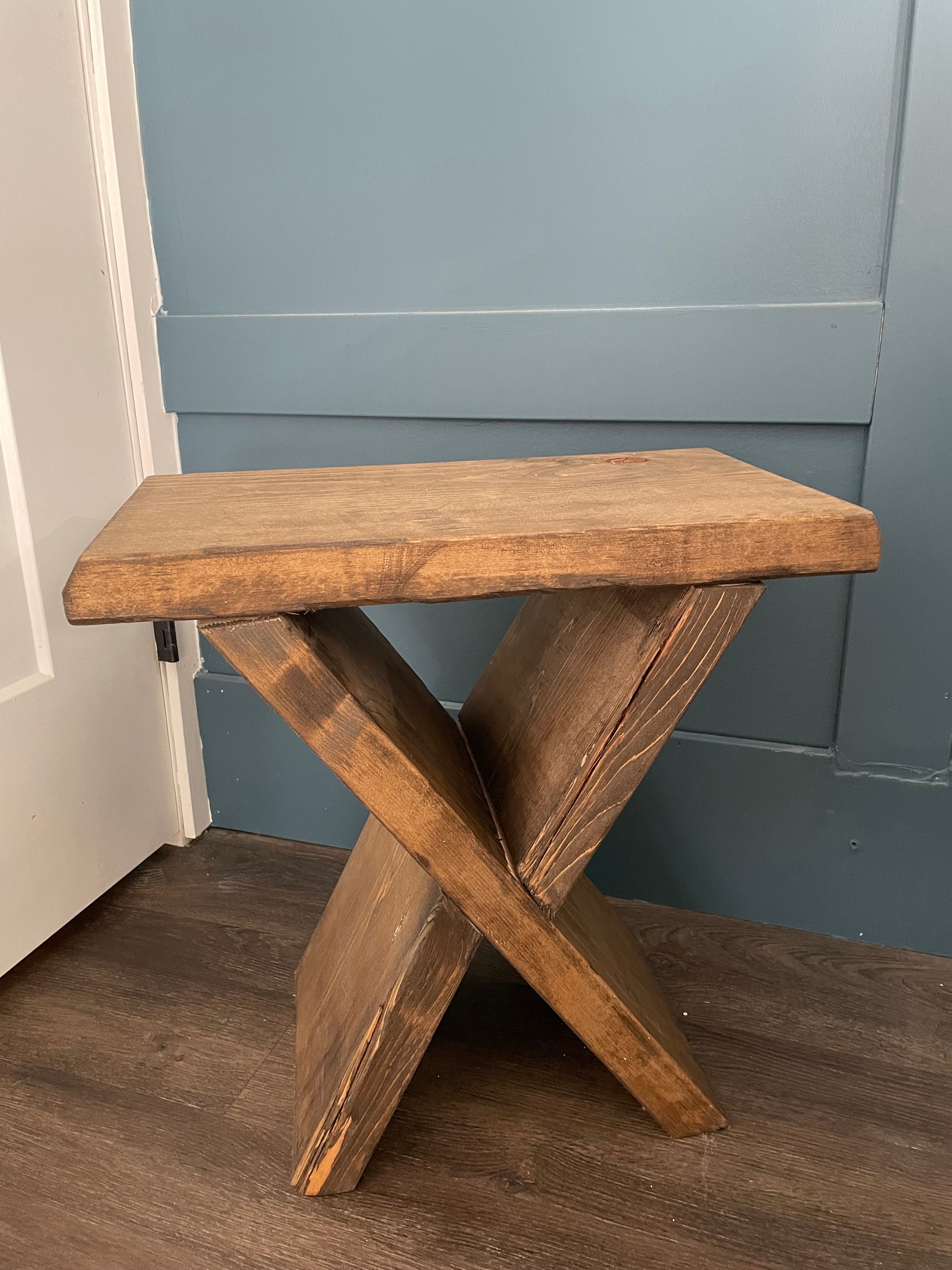 Rustic Side Table - Etsy