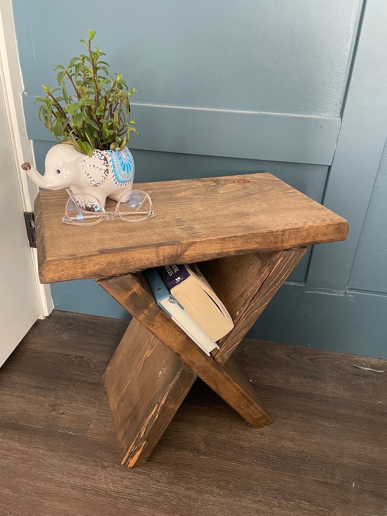 Rustic Side Table - Etsy