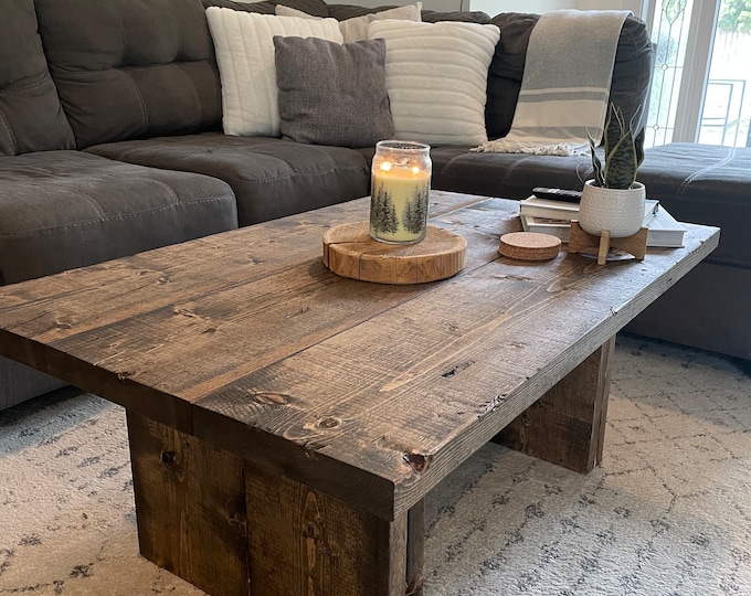 Rustic Coffee Table - Etsy