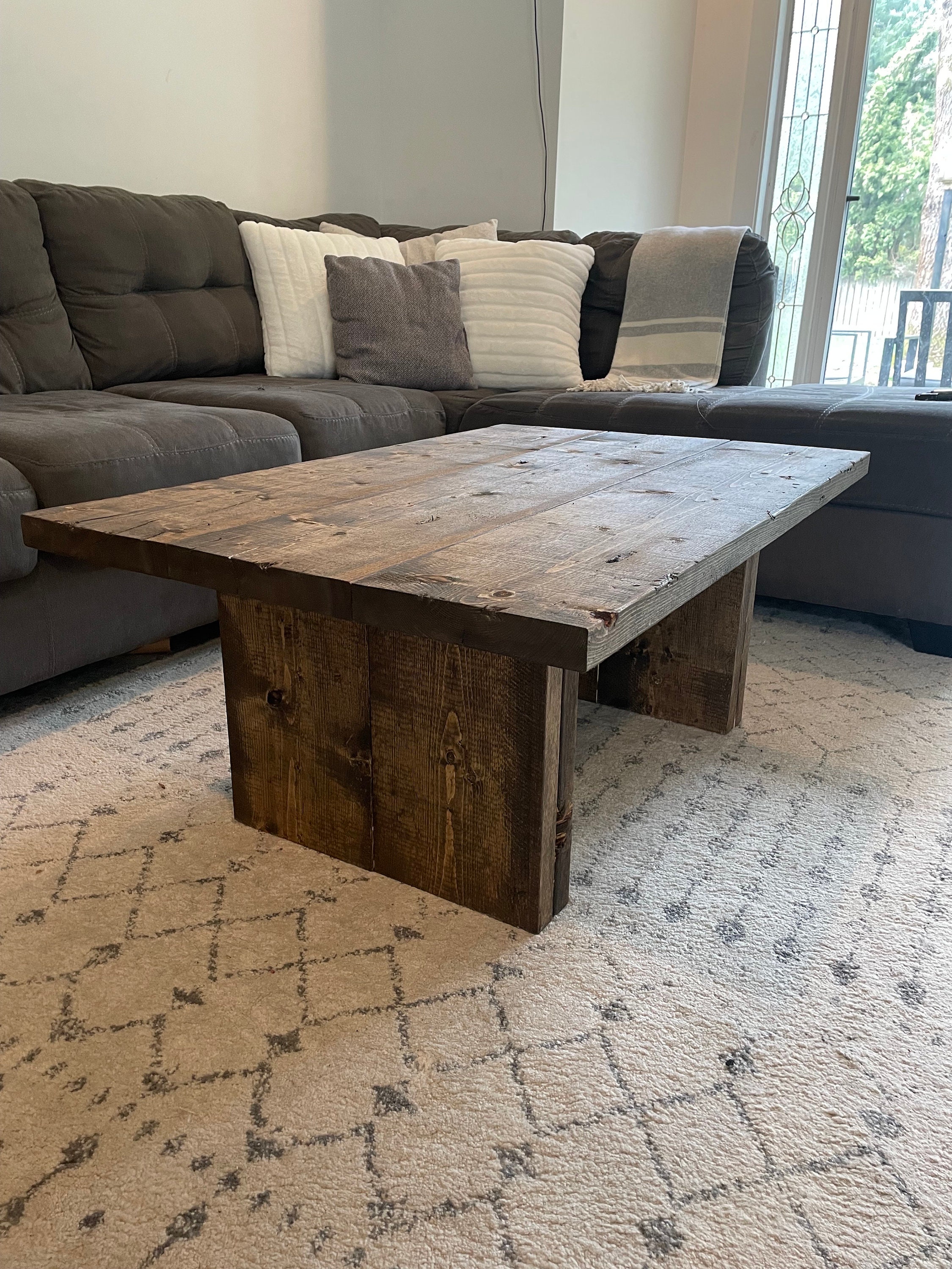 Rustic Coffee Table - Etsy