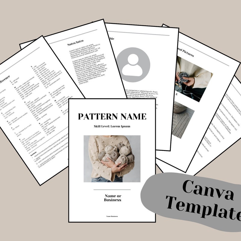 Pattern Templates - Etsy
