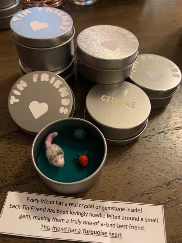 Tiny Felted Animal Pocket Playset, Small Pet Miniatures, Micro Felted ...