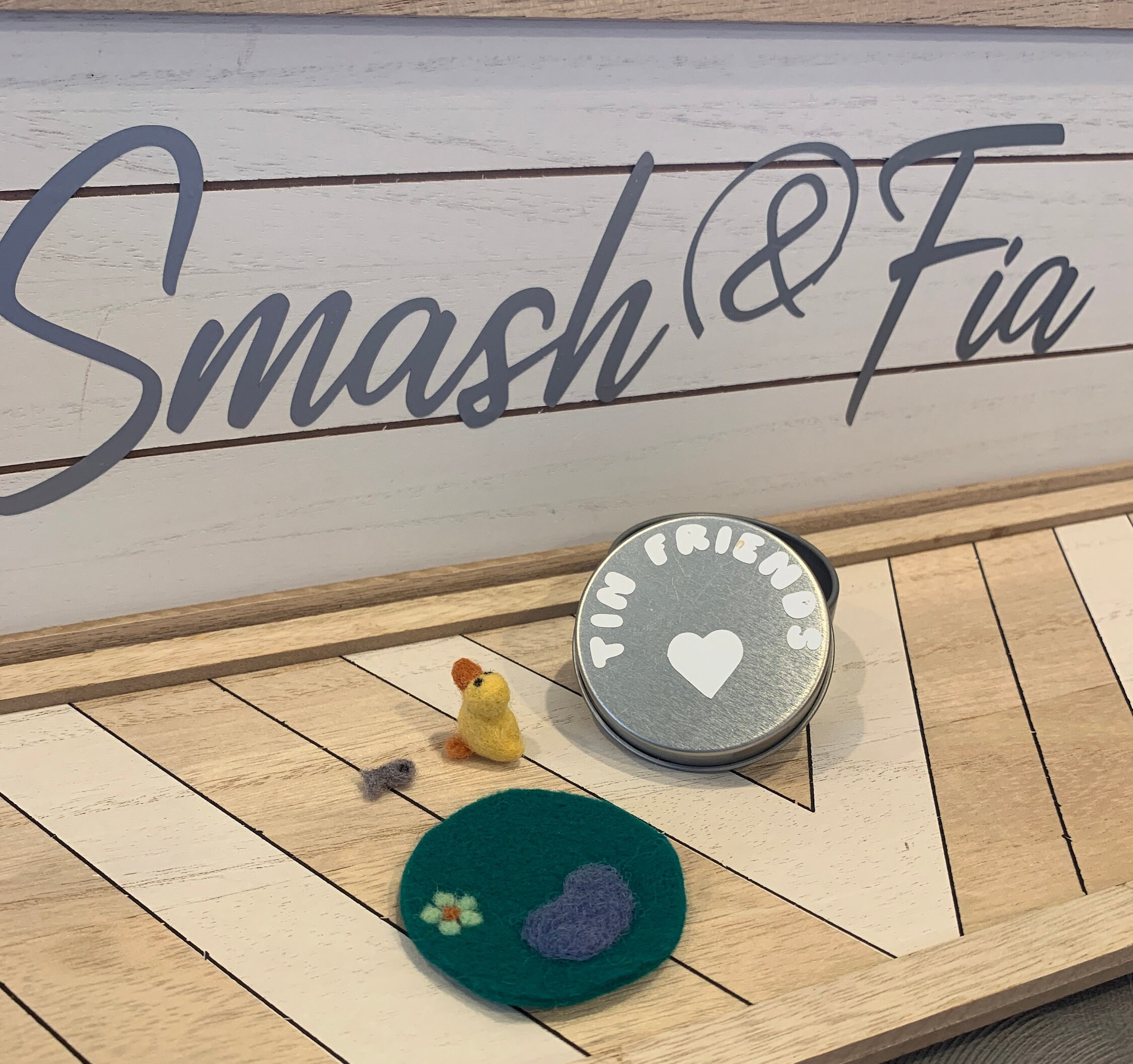 Tiny Felted Animal Pocket Playset, Small Pet Miniatures, Micro Felted ...