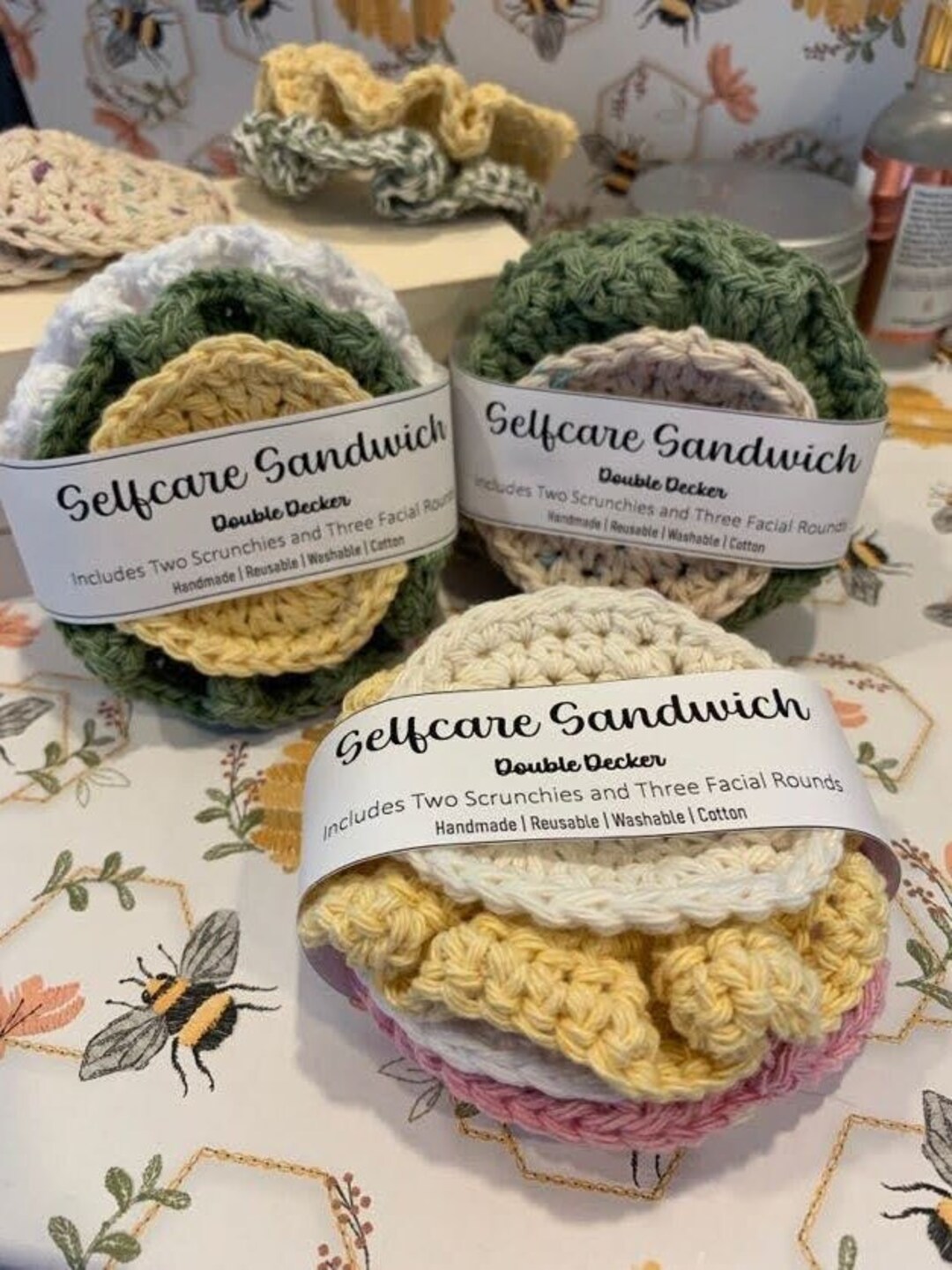 Double Decker Selfcare Sandwich, Self Care Kit, Facial Rounds, Face ...