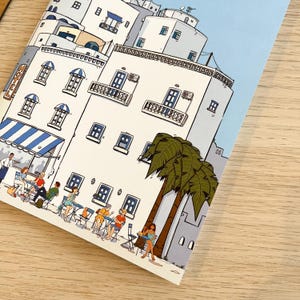 Greek Notebook, A5 Lined, Greek Village, Paros Island, Design and ...