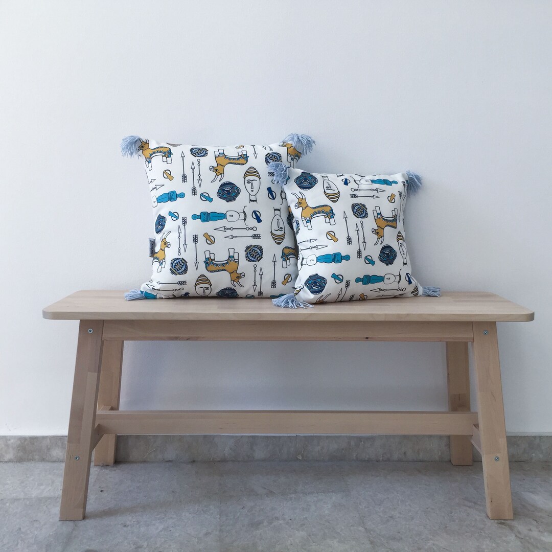 Cushion Cover, Ancient Greece Pattern, Traditional Greek Cycladic ...