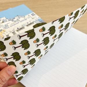 Greek Notebook, A5 Lined, Greek Village, Paros Island, Design and ...