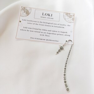 Loki Laufeyson Dagger Bookmark Love is a Dagger Silver Plated Book Hook ...