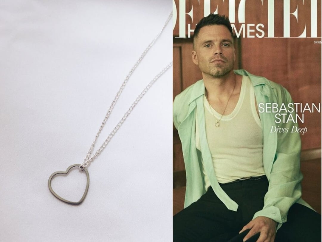 Open Heart Necklace | Delicate Silver Plated Jewellery | Stainless ...