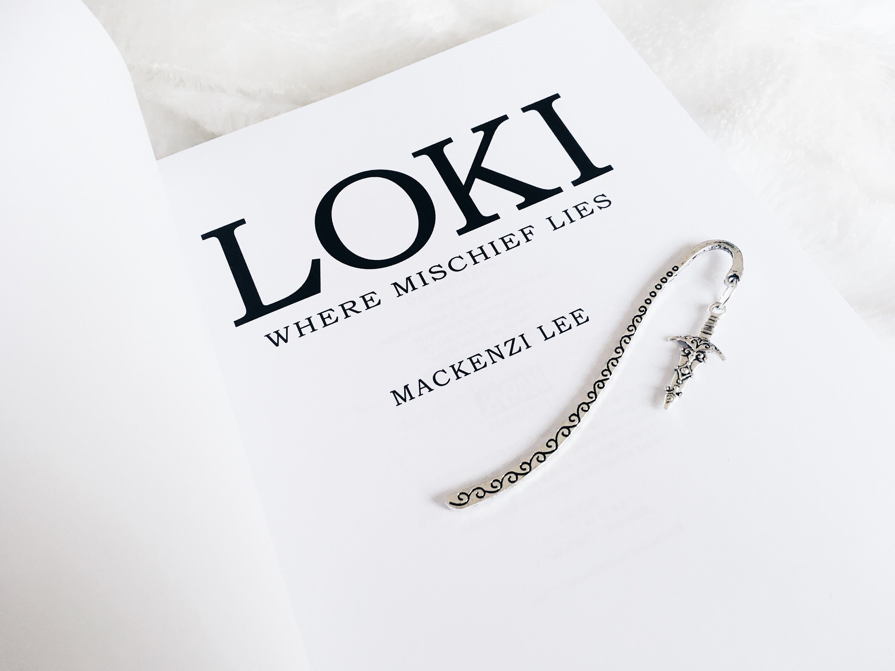 Loki Laufeyson Dagger Bookmark Love is a Dagger Silver - Etsy UK