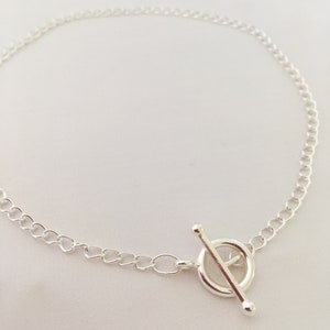 Yelena Necklace | Black Widow Inspired Silver Chain Choker | Marvels ...