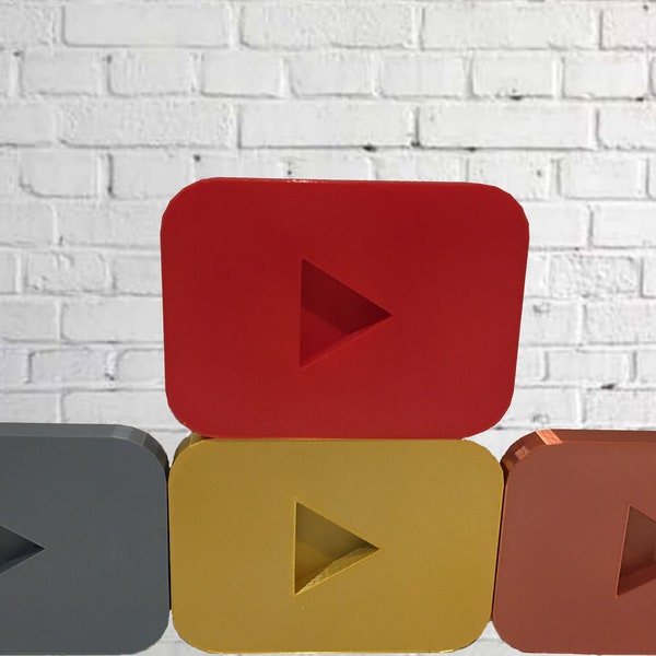 Youtube Play Button - Etsy