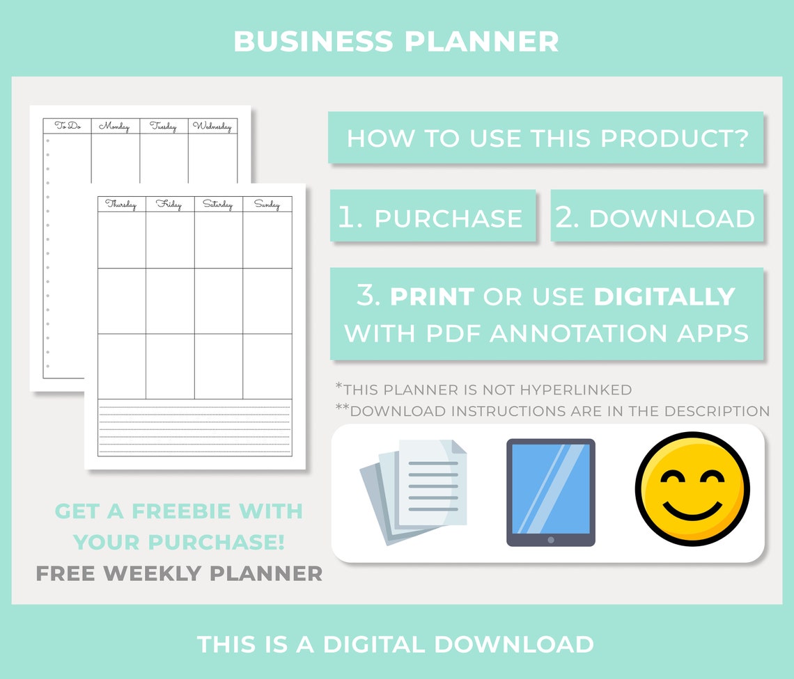 Business Planner Binder Small Business Planner Bundle Craft - Etsy