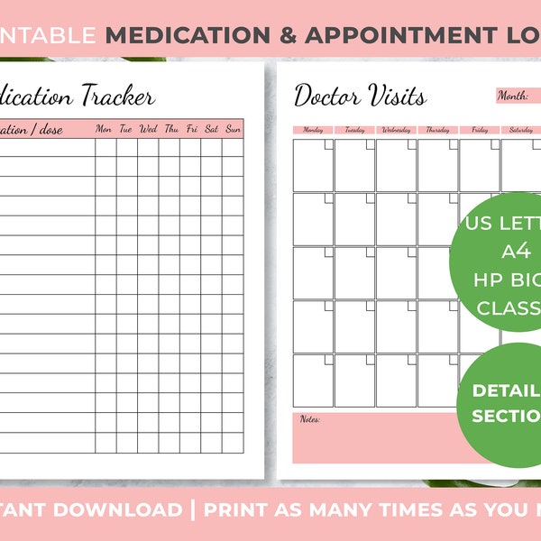 Doctor List Printable - Etsy