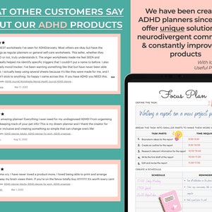 ADHD Therapy Worksheets, ADHD Planner, Adult ADHD Therapy Coping Skills ...