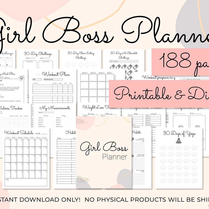 Printable That Girl Planner - Etsy