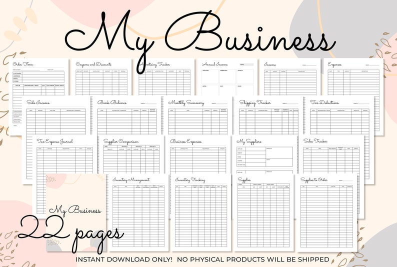Business Planner Binder Small Business Planner Bundle Craft - Etsy