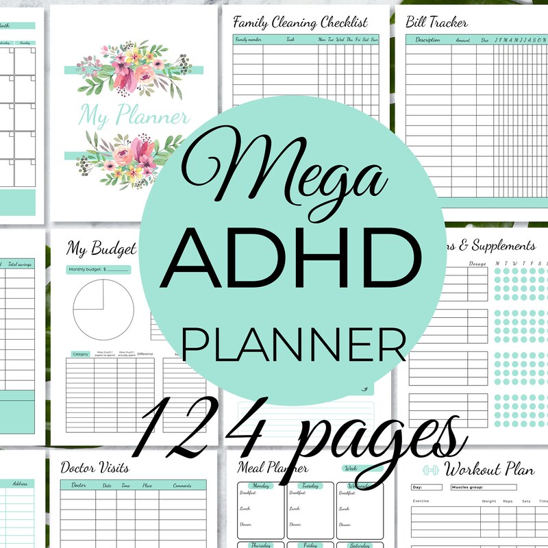 Adhd Planner Adult - Etsy