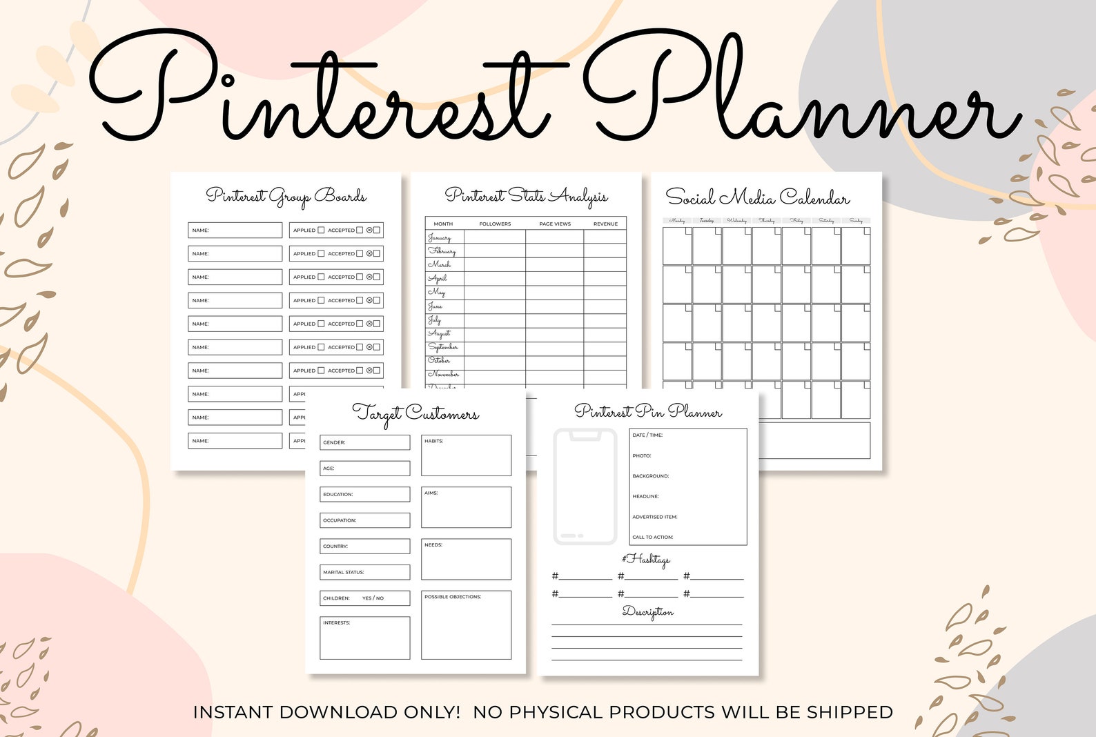 Business Planner Binder Small Business Planner Bundle Craft - Etsy