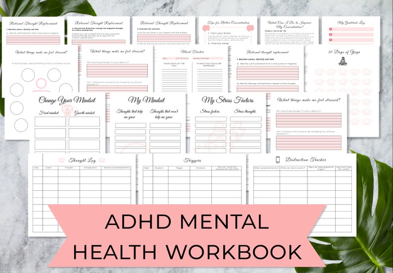 ADHD Planner Adult ADHD Planner Bundle for Adults Adhd - Etsy