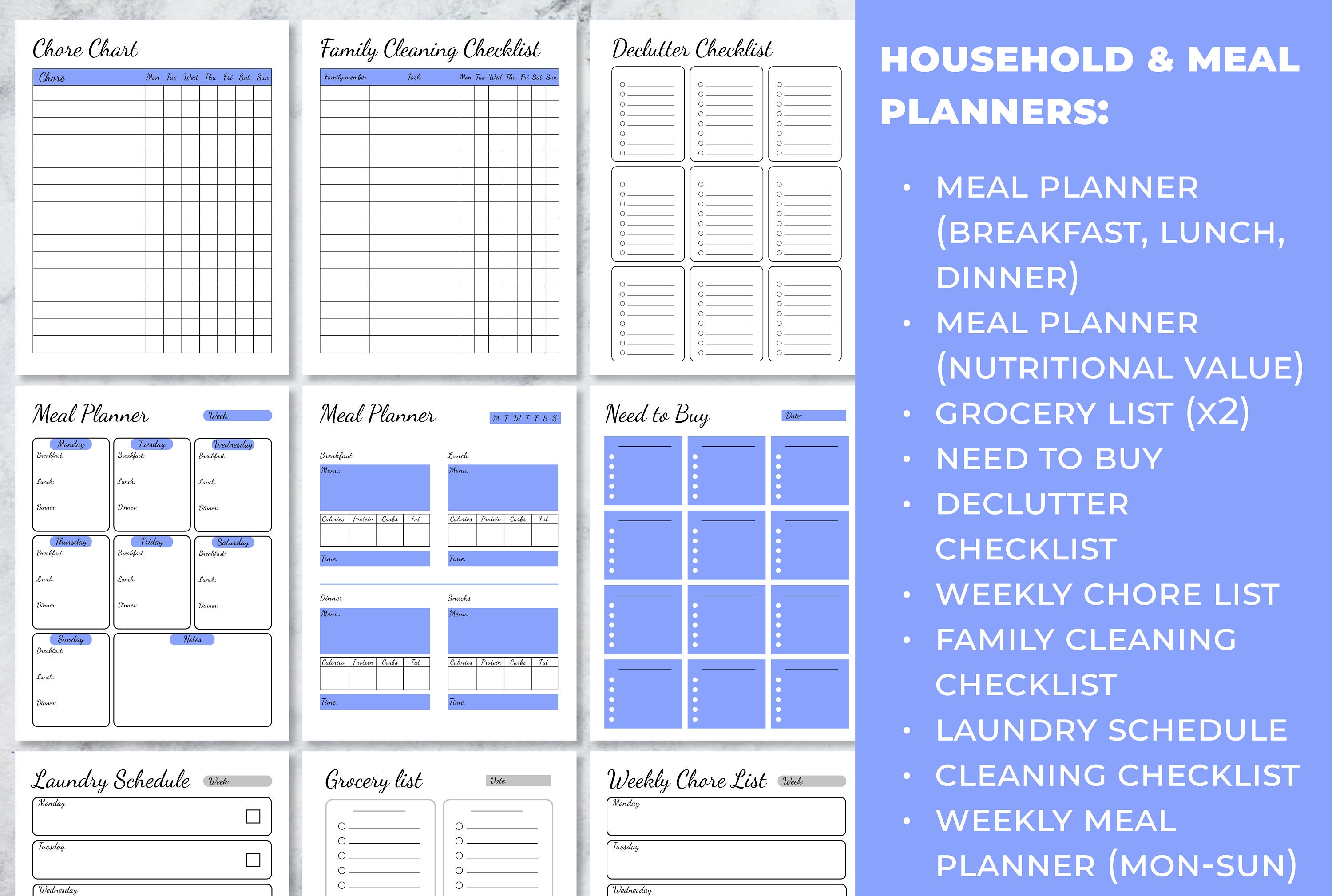 Ultimate ADHD Planner Adult ADD ADHD Planner Bundle for - Etsy