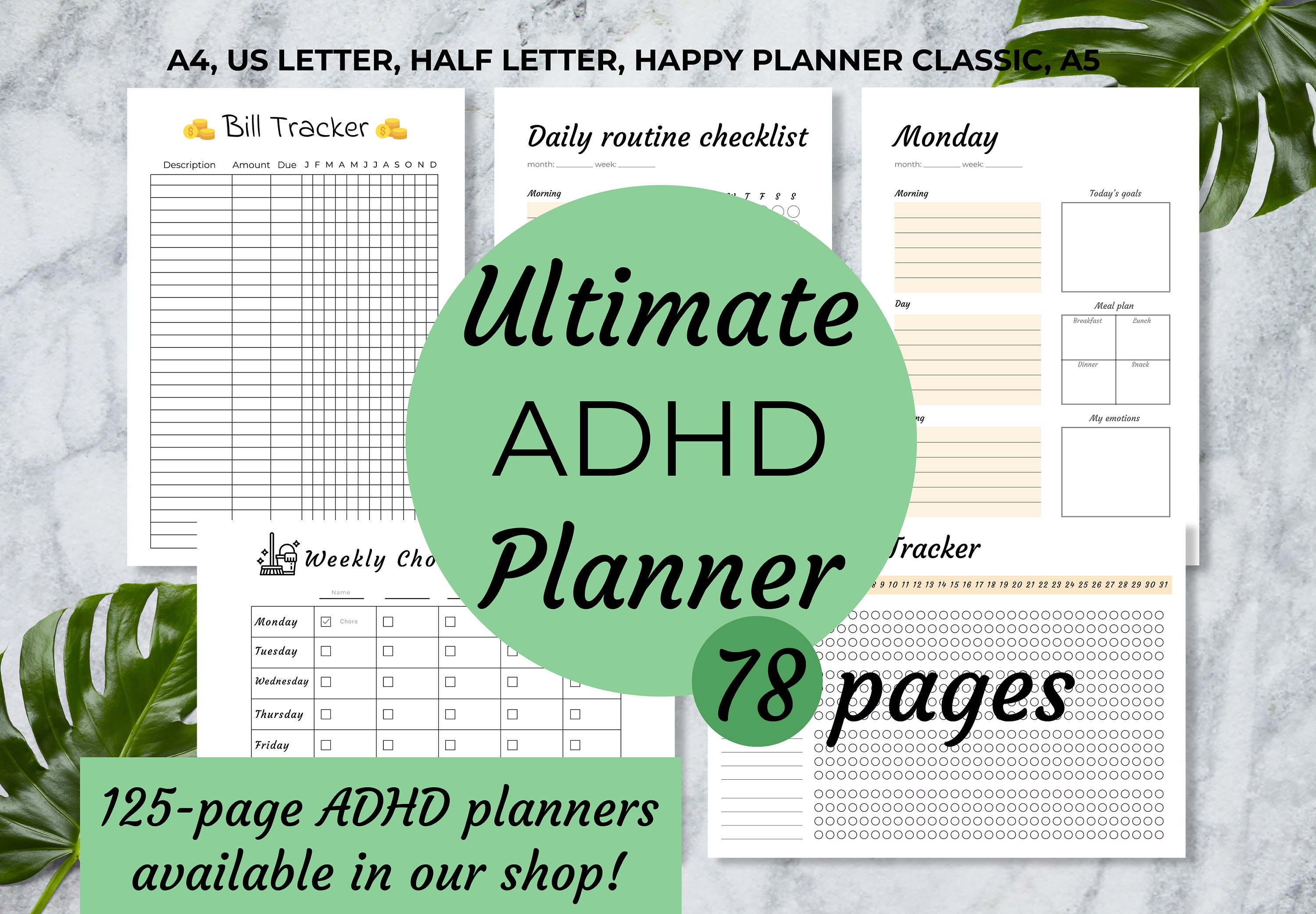 Adhd Planner Printable