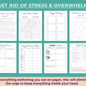 ADHD Therapy Worksheets, ADHD Planner, Adult ADHD Therapy Coping Skills ...