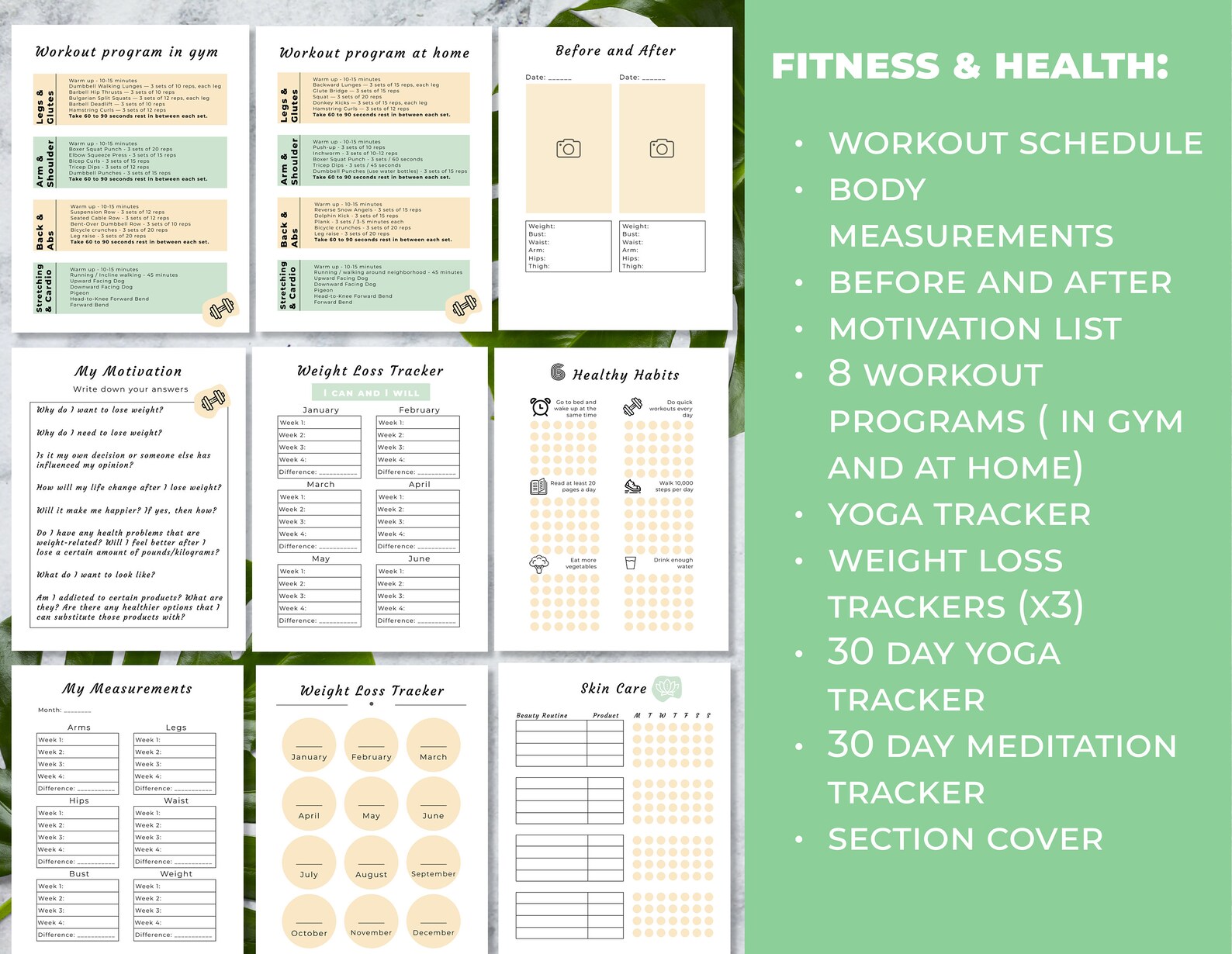 ADHD Planner Adults Life Planner Bundle Instant Download Etsy