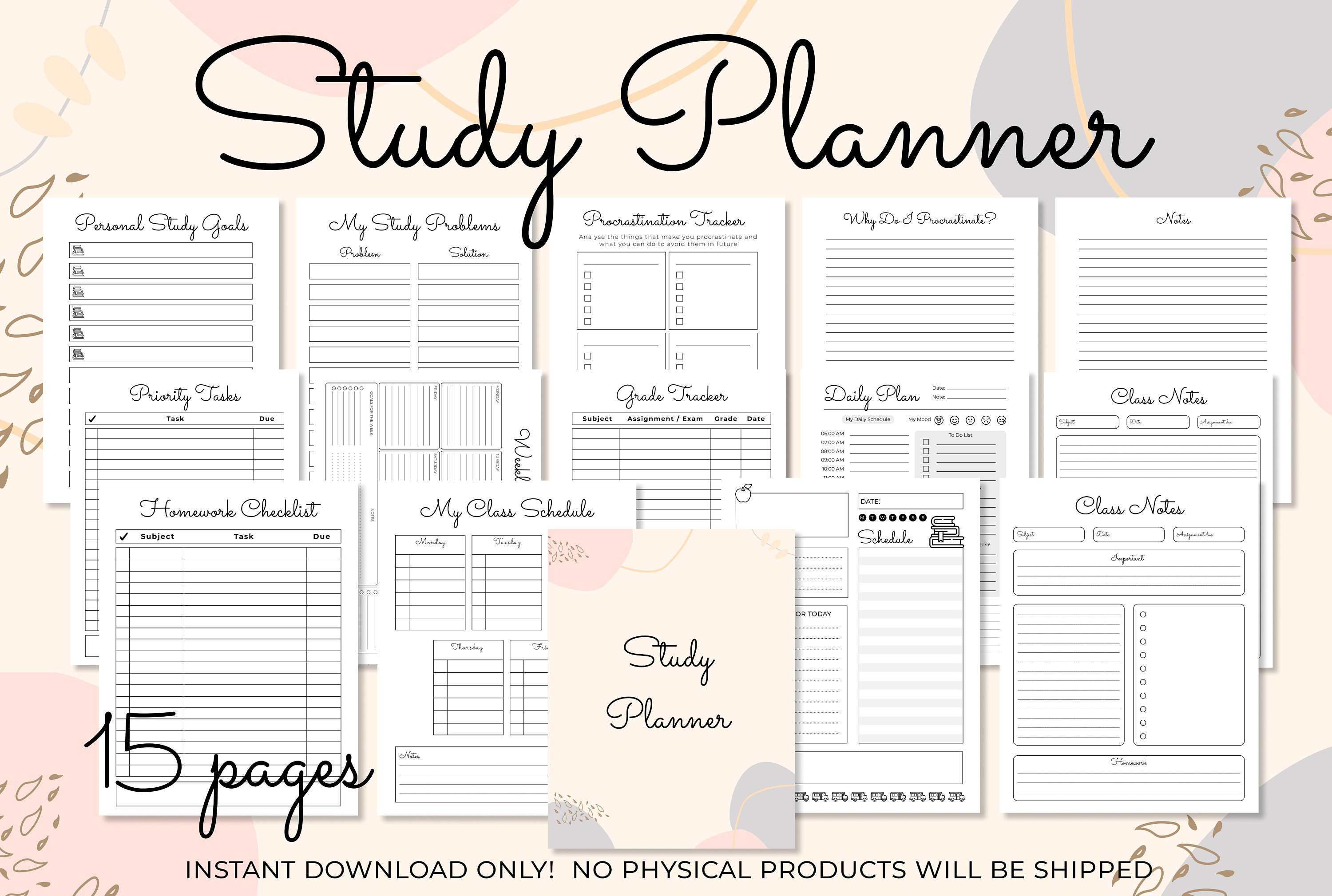 Girl Boss Planner That Girl Planner Self Improvement Planner - Etsy