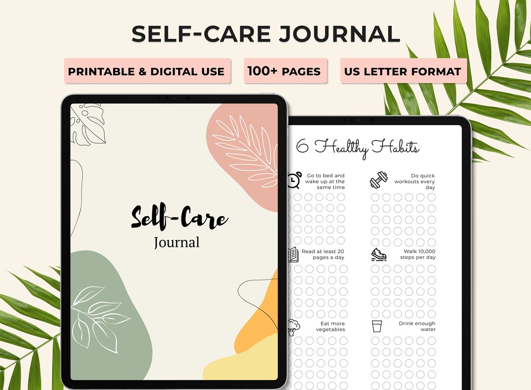 Self Care Journal Mental Health Journal Wellness Journal Therapy ...