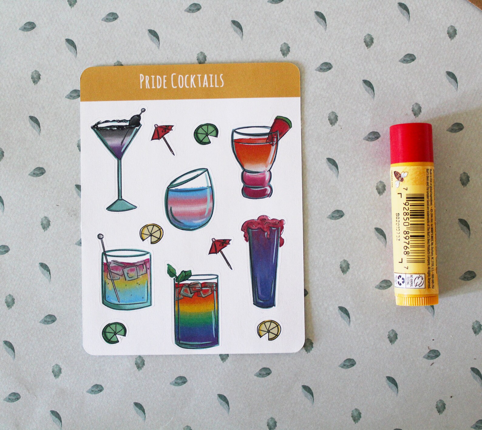 LGBT Pride Flag Cocktails Sticker Sheet Summer Drinks - Etsy